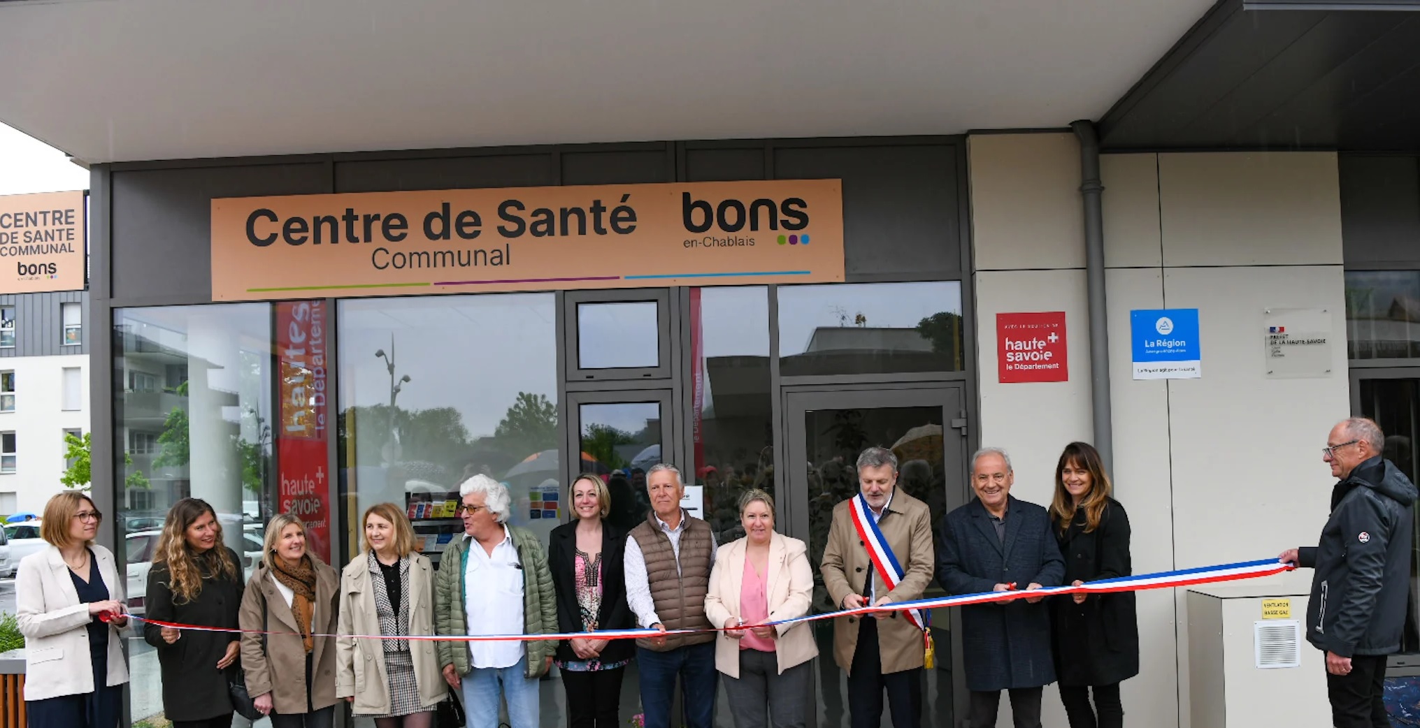 Inauguration du centre de santé communal de Bons-en-Chablais